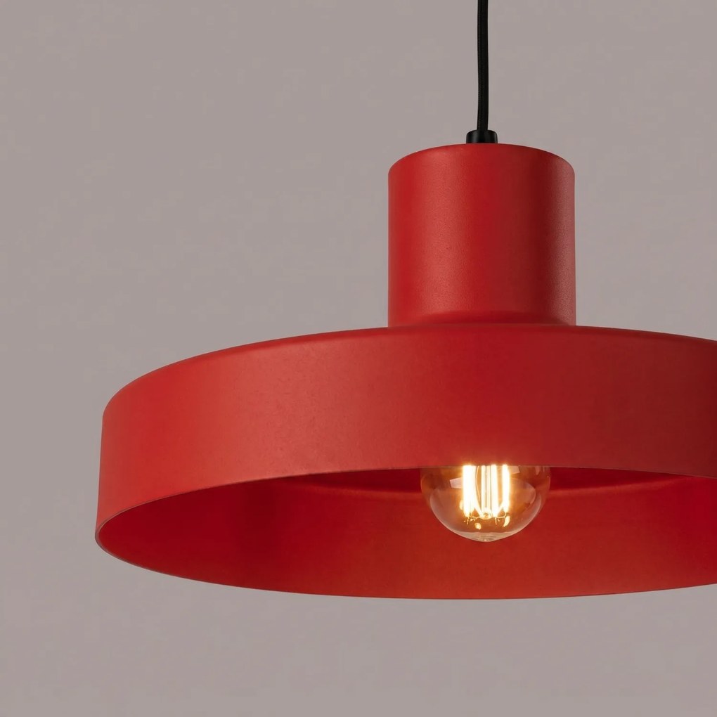 Sollux Lighting Závěsné svítidlo BILO červené