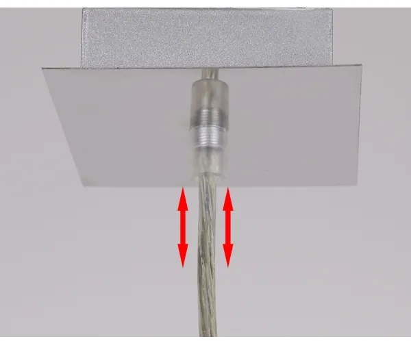 Lustr na lanku ODEN 1xG9/40W/230V pr. 12 cm