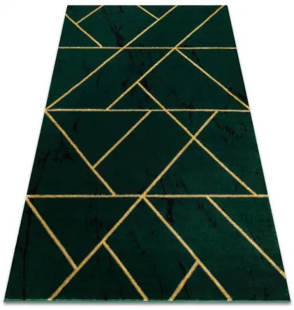 Koberec EMERALD výhradní 1012 glamour, stylový geometrický, mramor la