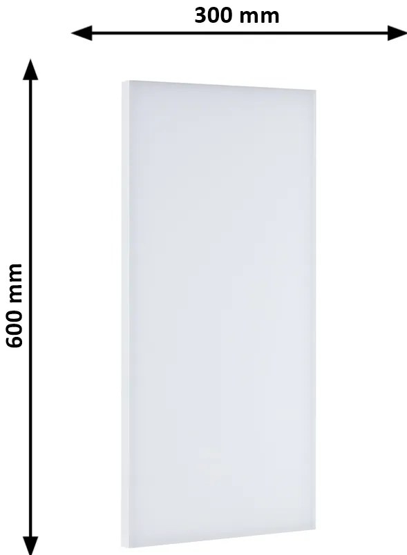 Paulmann 79823 Velora, subtilní stropní LED panel bez rámečku, 26W LED 3000K tříkrokové stmívání, 60x30cm
