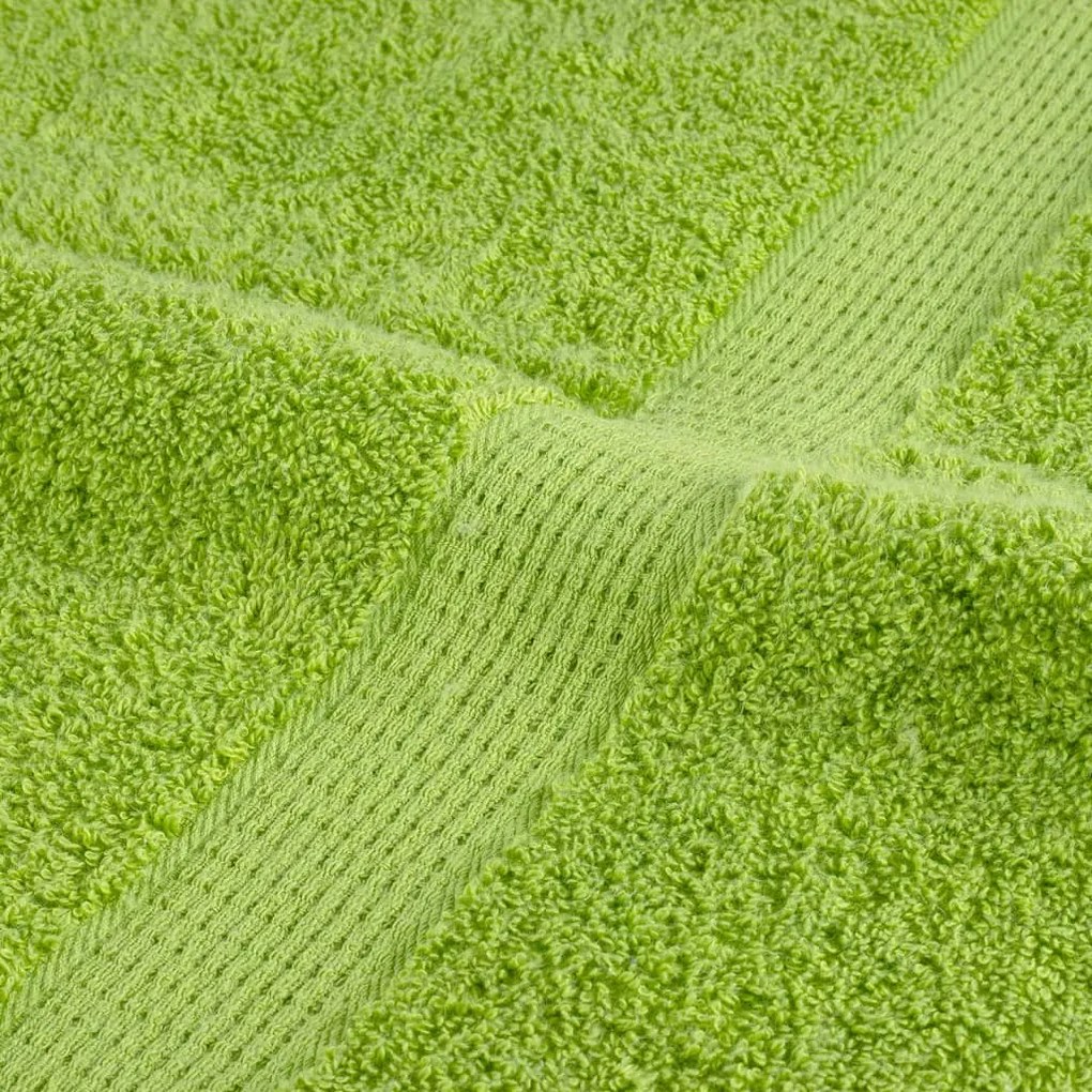 8dílná sada ručníků Premium SOLUND jablkově zelená 600g/m² 137551