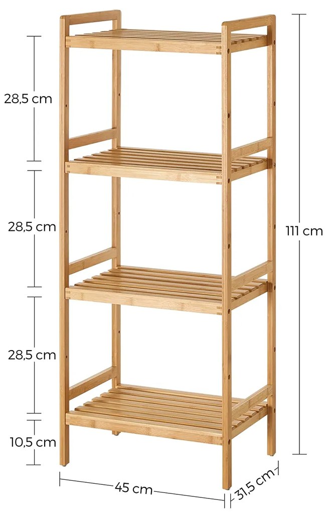 Vasagle & Songmics Regál VUDA