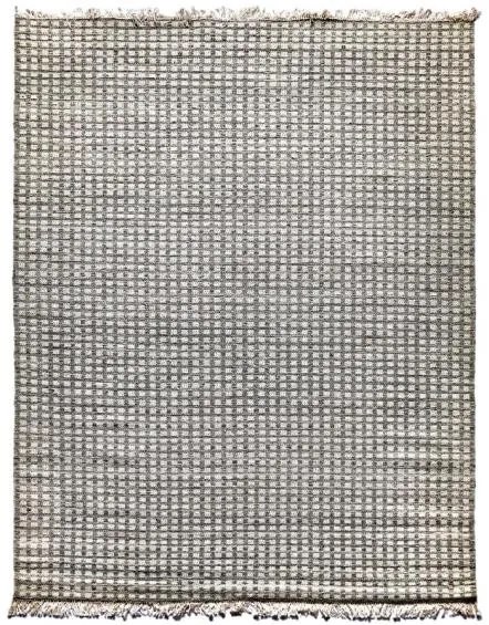 Diamond Carpets India, Ručně vázaný kusový koberec Check DESP HL49, 240x300, šedá, ložnice