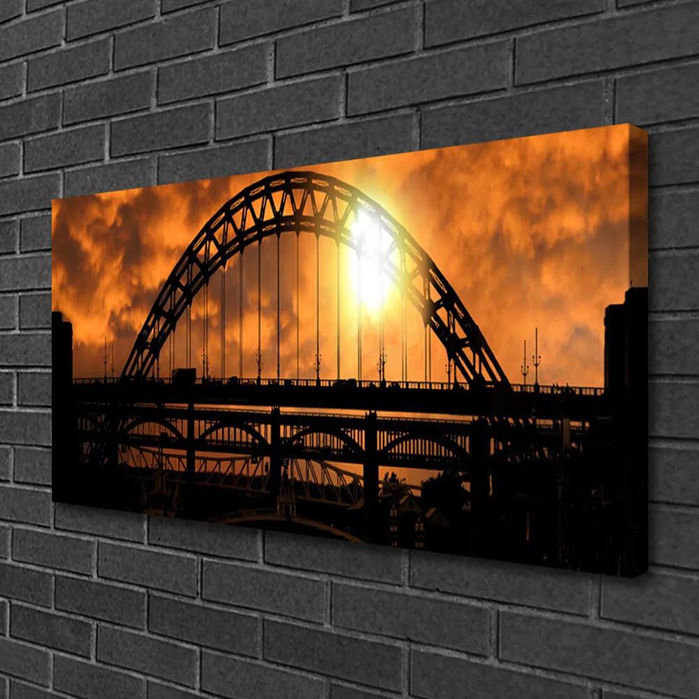 Obraz na plátně Most Architektura 140x70 cm