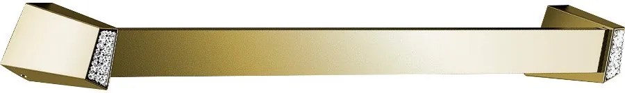 SAPHO - SOUL CRYSTAL držák ručníků 300 mm, zlato 164981
