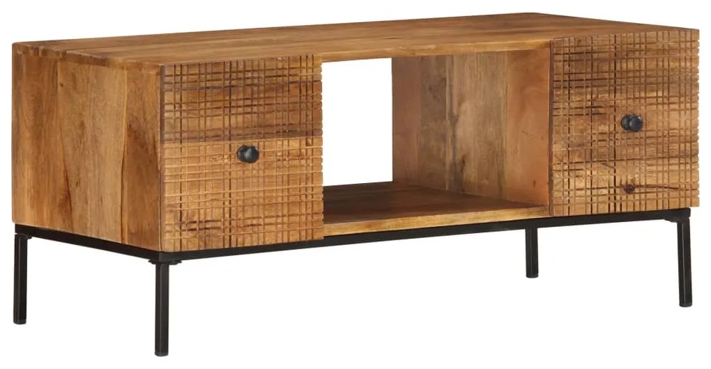 Konferenční stolek Sturgis - 90 x 45 x 40 cm | masivní mangovníkové dřevo