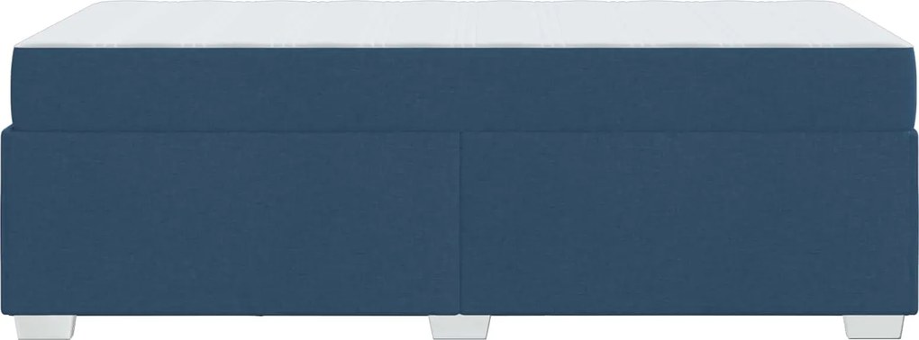 Rám postele s matrací Modrá 80 x 200 cm textil 3399151