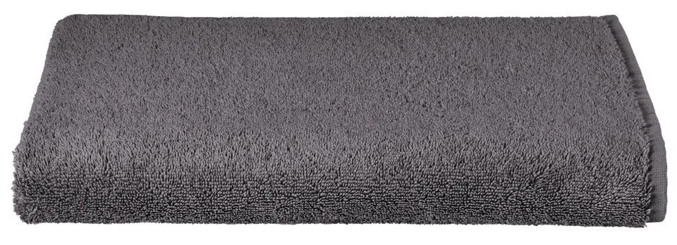 Bavlněný ručník PURE s úzkou bordurou 70 x 140 cm, šedá