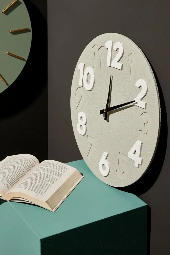 BIZZOTTO Nástěnné hodiny TIMING šedé 40cm 0182406
