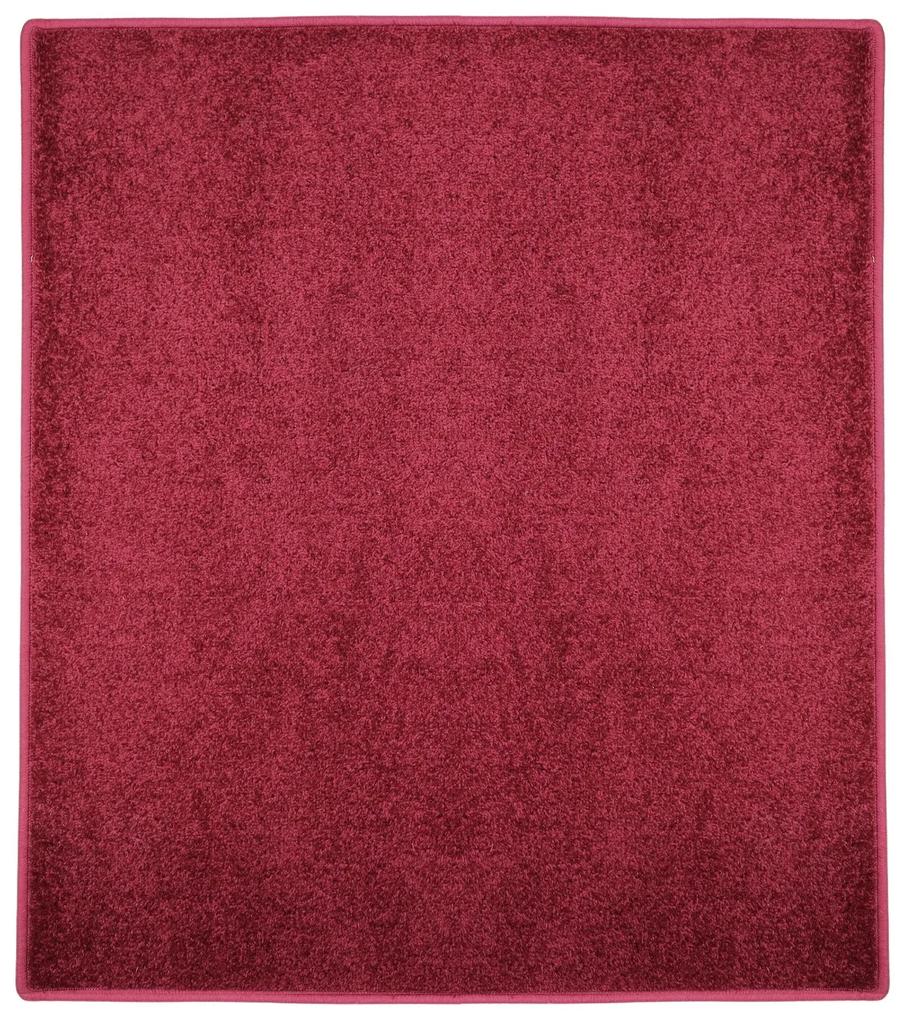 Vopi koberce Kusový koberec Eton vínově červený čtverec - 400x400 cm