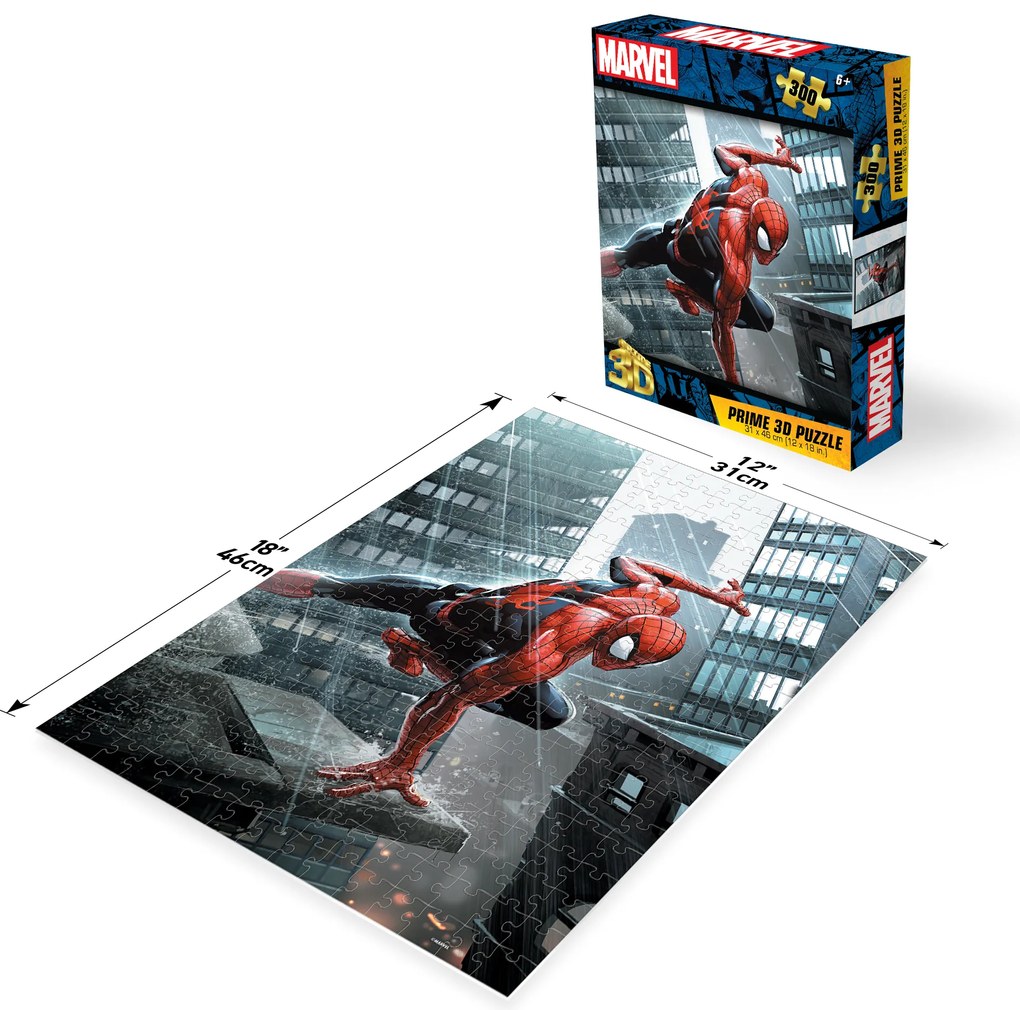 PRIME 3D PUZZLE - Marvel Spider-Man 300 dílků