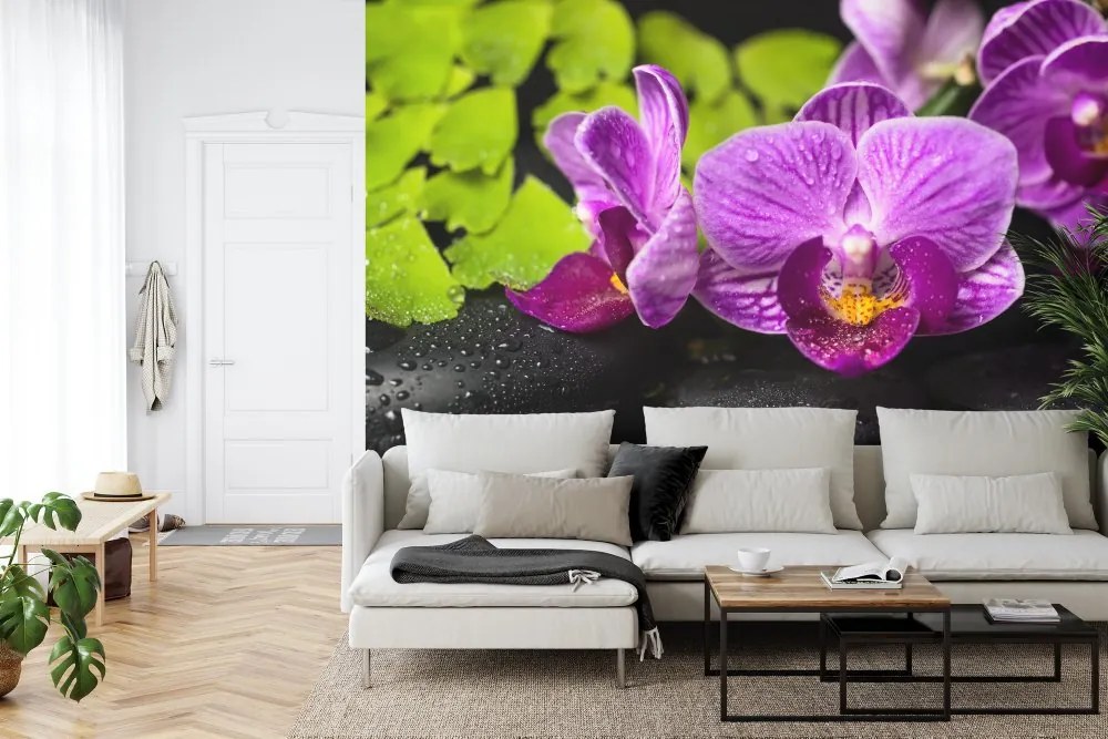 Fototapeta Orchidové Lázně Omyvatelný vlies 400x280