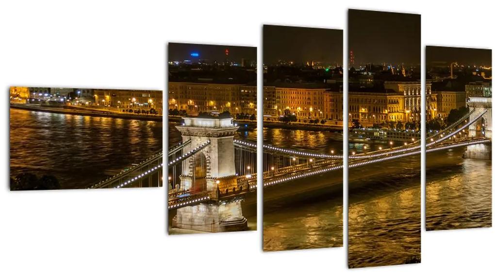 Obraz nočního města (110x60 cm), 40 dalších rozměrů