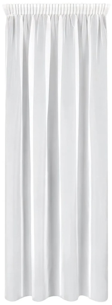 ZÁCLONA NA PÁSCE LUCY 140X270 CM BÍLÁ