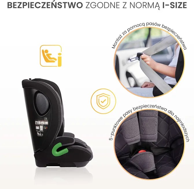 CARETERO autosedačka VIVO I-SIZE GREY (76-150)