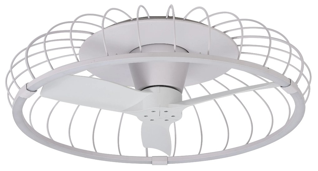 Mantra 7807 Nature, stropní svítidlo s ventilátorem a dálkovým ovladačem, LED 75W 2700K-5000K, bílá, průměr 79cm