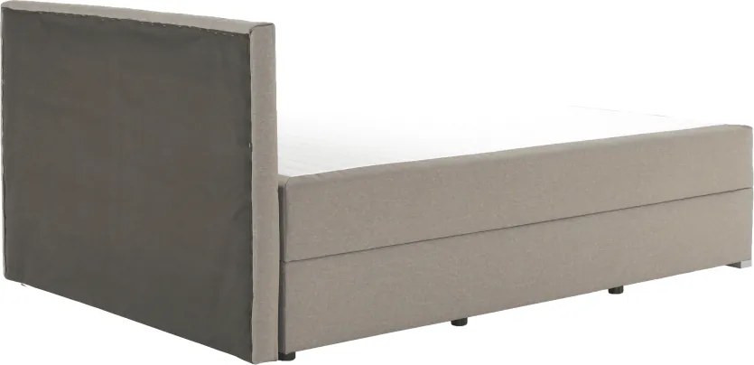 Boxspringová postel 120x200, šedohnědá TAUPE, FERATA TV KOMFORT