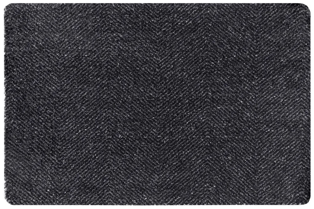 Hanse Home Collection koberce Rohožka Clean & Go 105350 Black Anthracite – na ven i na doma Rozměry koberců: 50x150