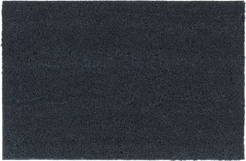 Rohožka před dveře šedá 40 x 60 cm kokosové vlákno 155583