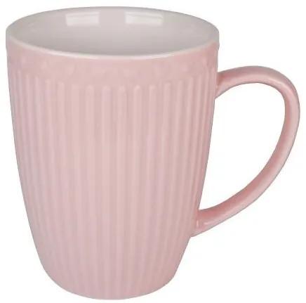 Porcelánový hrnek v pastelově růžové barvě 325 ml (ISABELLE ROSE)