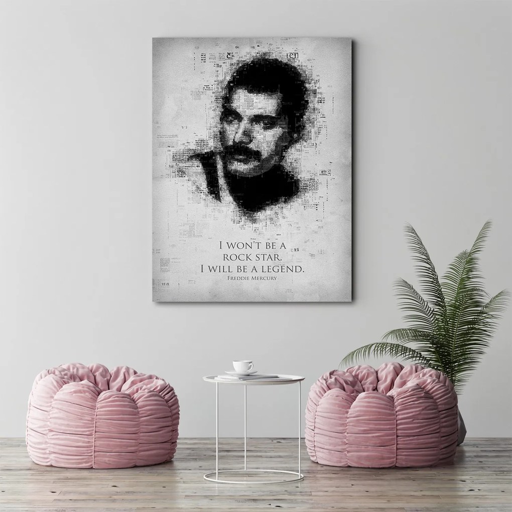 Gario Obraz na plátně Freddie Mercury - Gab Fernando Rozměry: 40 x 60 cm