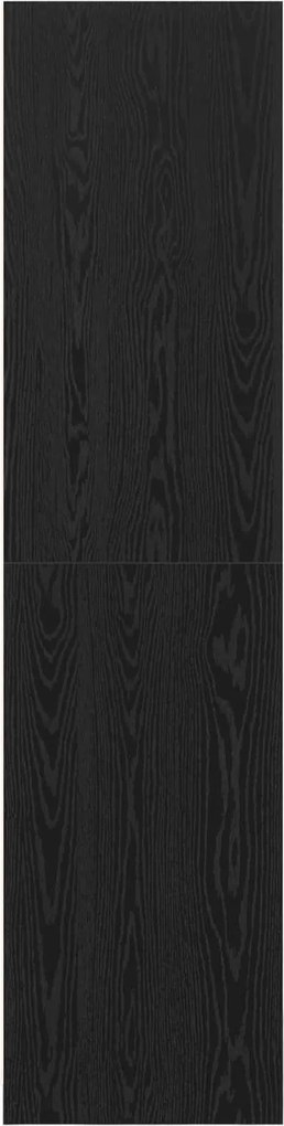 Šatní skříň Černý dub 100 x 50 x 200 cm Kompozitní dřevo 3345115