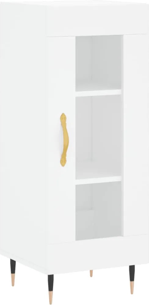 Skříň highboard bílá 34,5 x 34 x 180 cm kompozitní dřevo 3200369