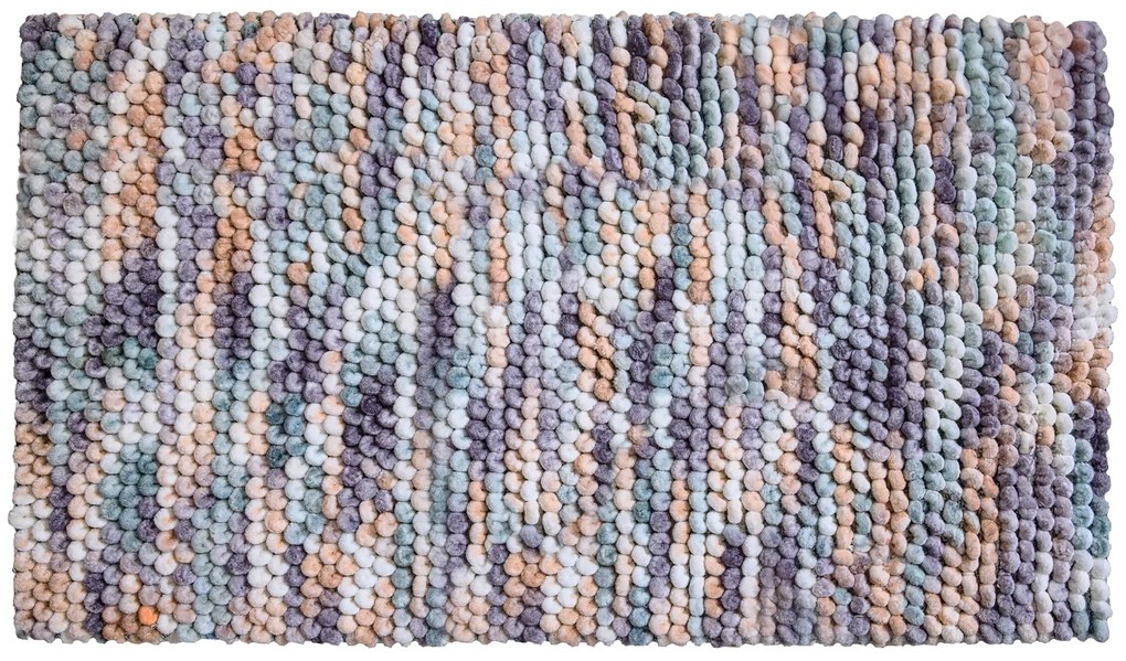 LineaDue PUNTO - Koupelnová předložka stříbrná taupe Rozměr: 70x120 cm