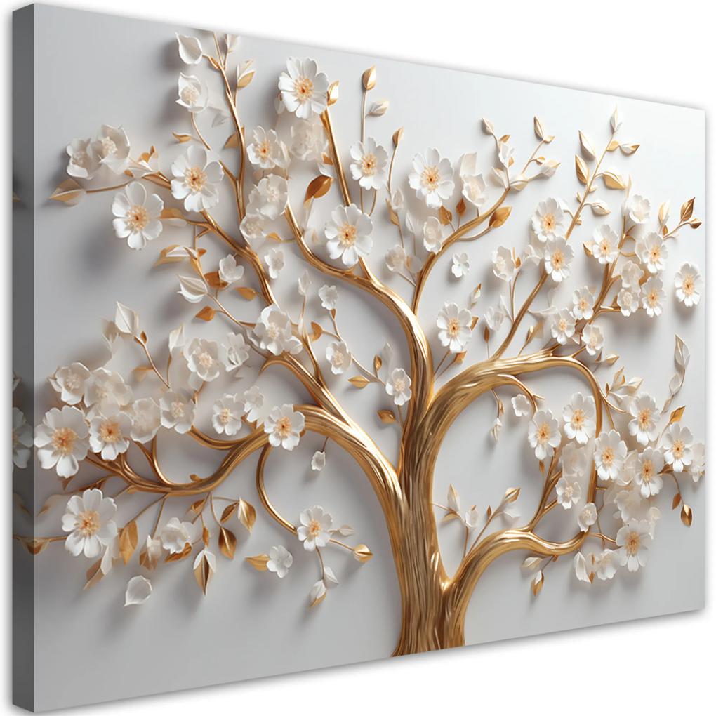 Gario Obraz na plátně Nádherný zlatý strom Rozměry: 60 x 40 cm