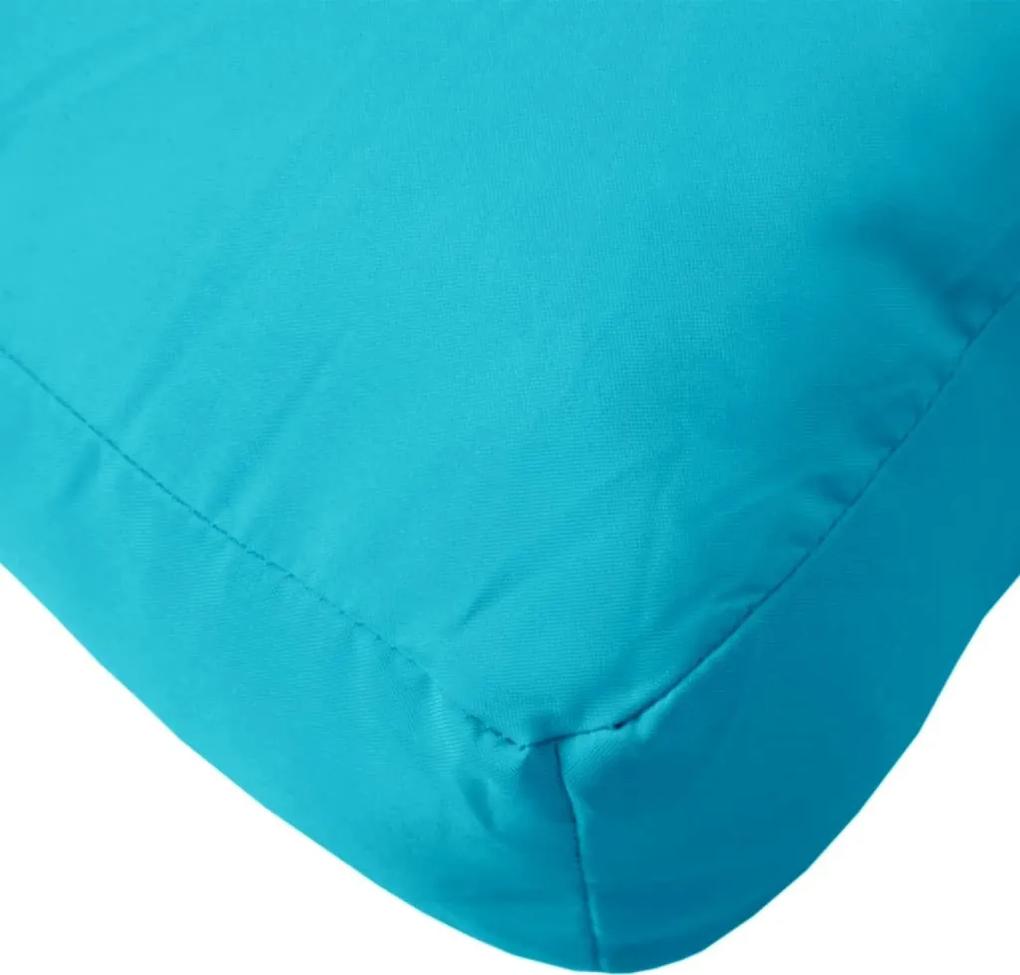vidaXL Poduška na palety 58 x 58 x 10 cm textil [360921] Barva: Modrá