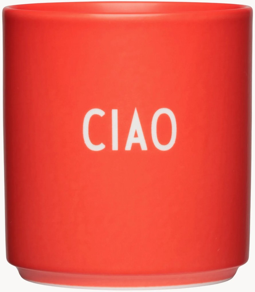 Hrnek's nápisem Favourite Ciao