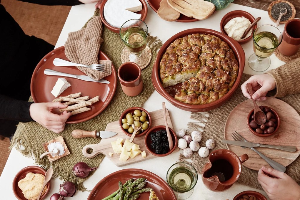 IB LAURSEN Mistička na tapas Rustique 10 cm, hnědá barva, keramika