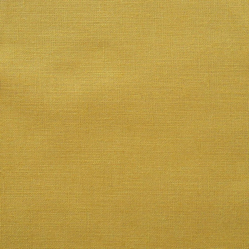 Žlutý lněný závěs 140x200 cm Lemon Curry – Linen Tales