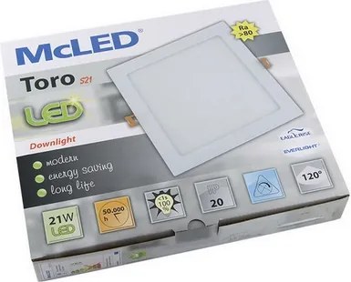 Podhledové LED svítidlo McLED Toro S21 21W 3000K ML-412.066.33.0