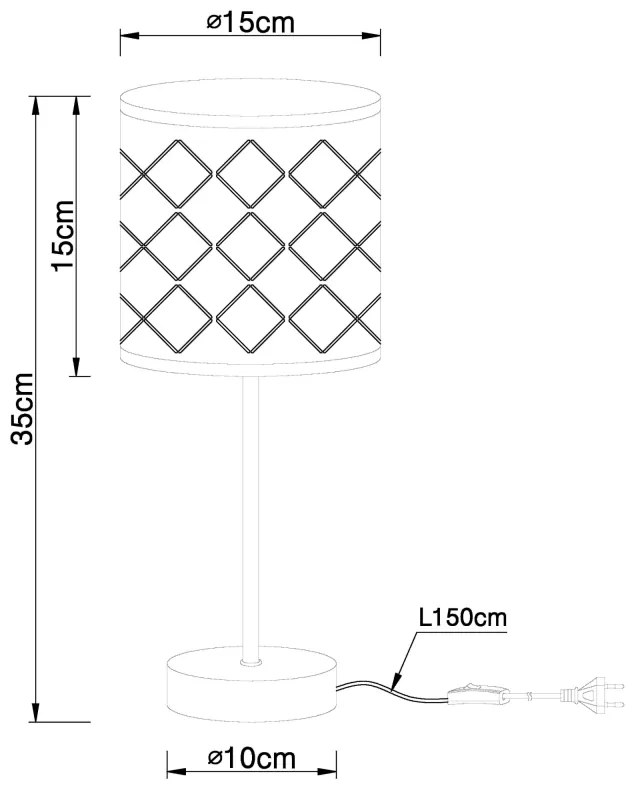 GLOBO CLARKE 15229T Stolní lampa