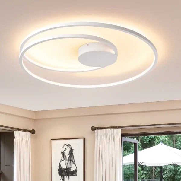 Brilagi- LED Stmívat. stropní svítidlo TWISTER LED/105W/230V pr. 100 cm bílá+DO