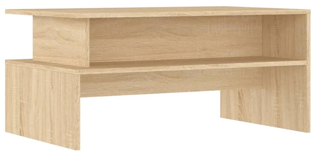vidaXL Konferenční stolek dub sonoma 90x55x42,5 cm kompozitní dřevo