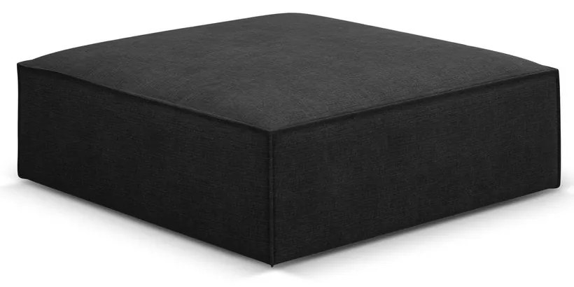 Tmavě šedá žinylková podnožka Vanda – Mazzini Sofas