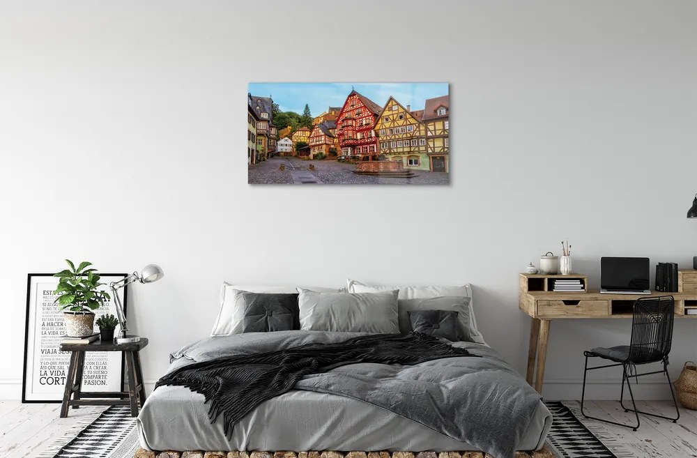 akrylový obraz Germany Staré Město Bavorsko 100x50 cm