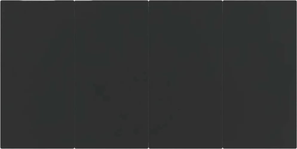 vidaXL 7dílný zahradní jídelní set černý [3156505]