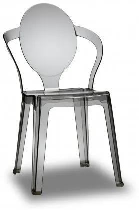 Scab Plastová židle SPOON Barva plastu Scab Transparentní čirá 2332