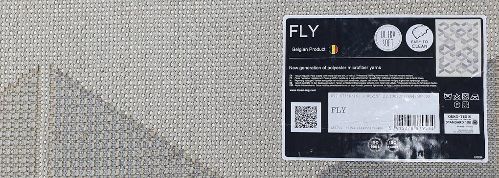 Spoltex koberce Liberec VÝPRODEJ: Kusový koberec Fly 67316-461 Grey - 200x290 cm