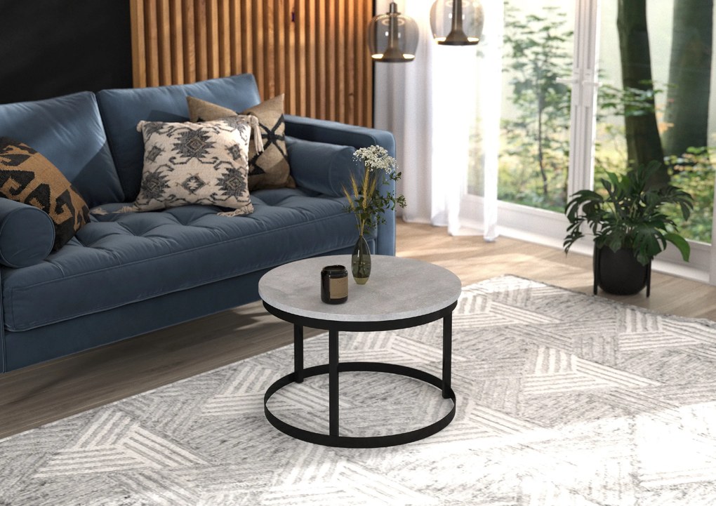 ADRK Furniture Konferenční stolek RINEN CT-RNN-B-BE