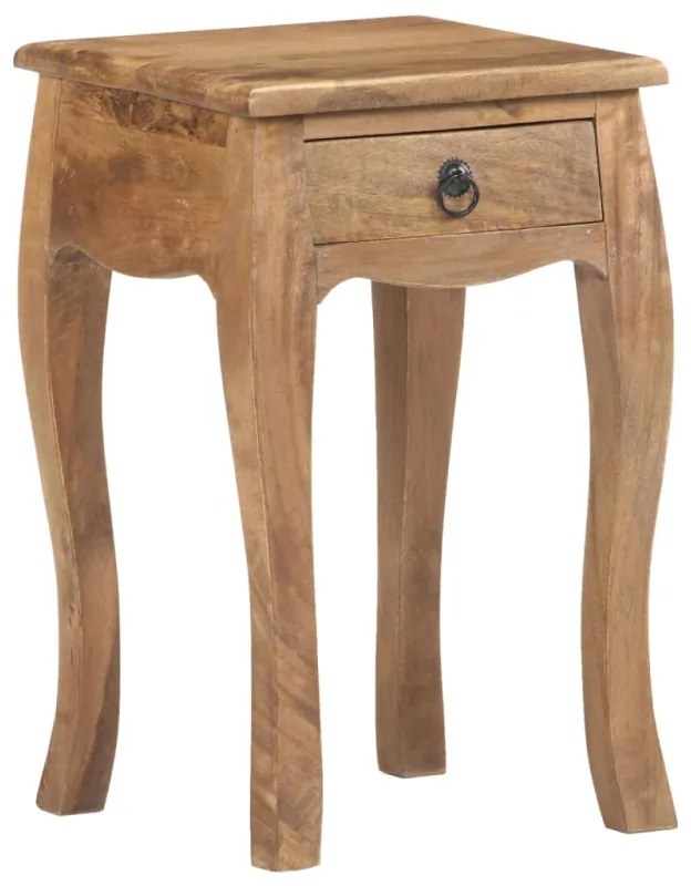 Noční stolek 28 x 28 x 46 cm masivní mangovníkové dřevo,  321709 HangarStore.cz