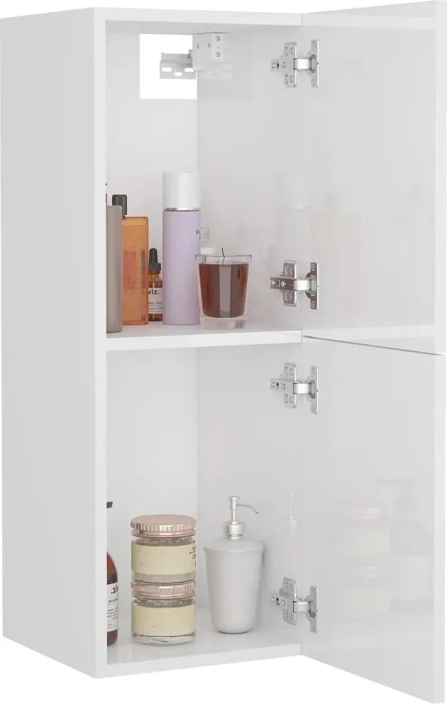 vidaXL Koupelnová skříňka 30 x 30 x 80 cm dřevotříska [804996] Barva: Betonová šedá