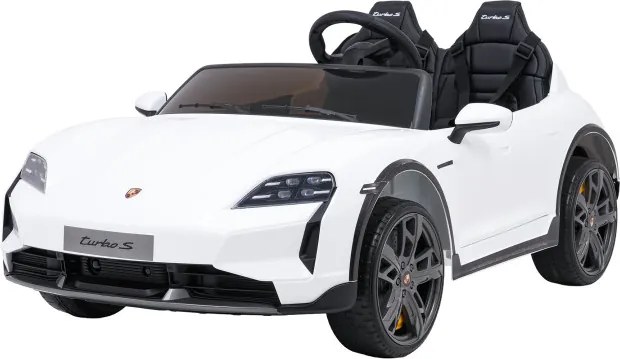 Elektrické autíčko Porsche Taycan Turbo S bílé