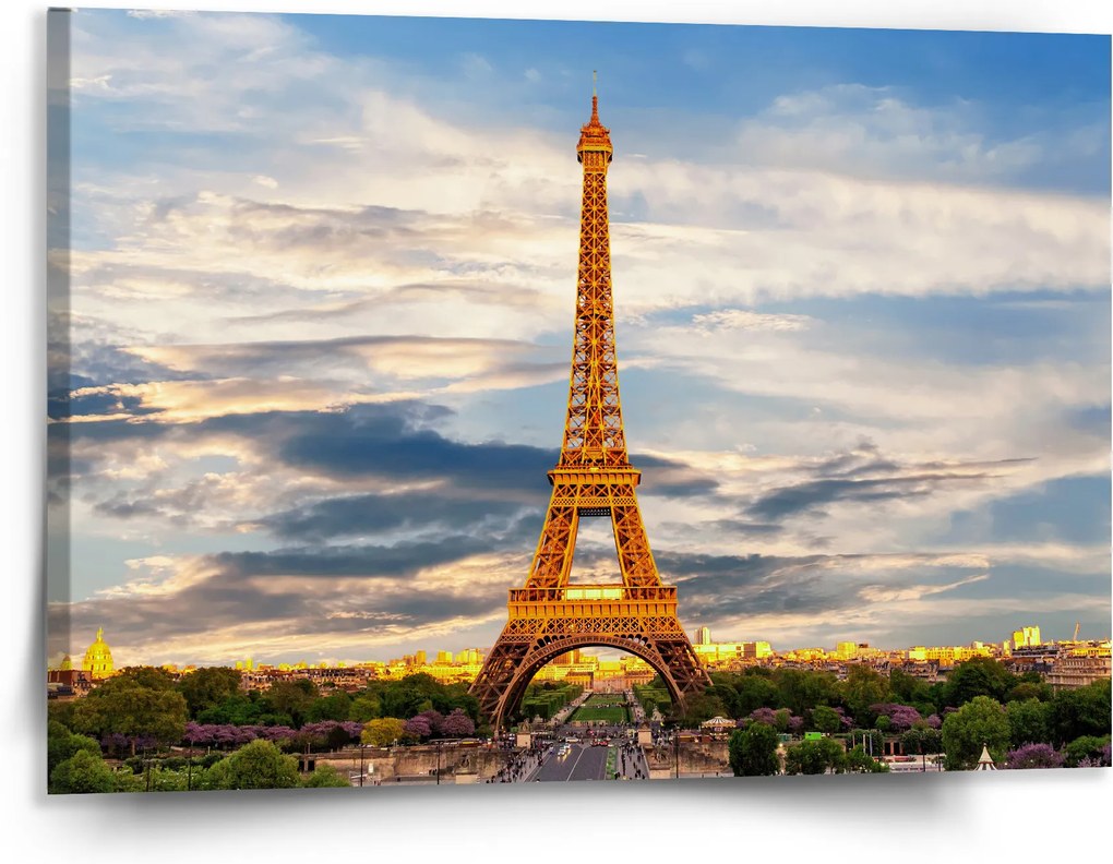 Obraz - Eiffel Tower 3 150x110 cm