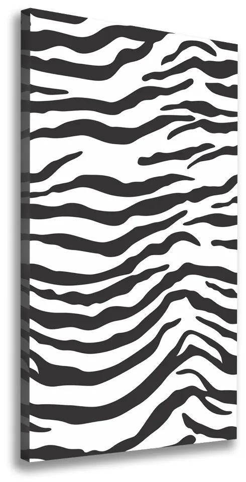 Wallmuralia Vertikální Vertikální Foto obraz na plátně do obýváku Zebra pozadí 50x100