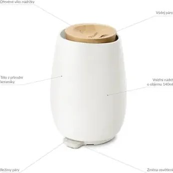 TrueLife AIR Diffuser D8 CERAMIC / difuzér / 140 ml / 2 režimy