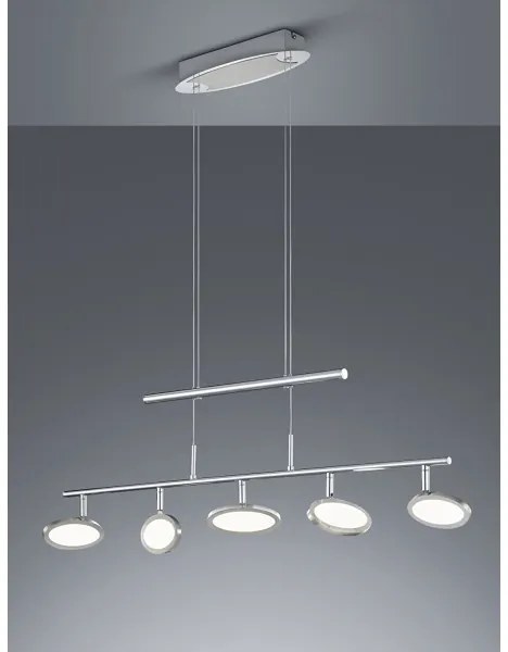 Trio - LED Lustr na lanku DUELLANT 5xLED/4,3W/230V